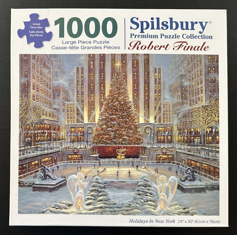 H1082 - Spilsbury - 24" x 30" - Robert Finale - Holidays in New York ...