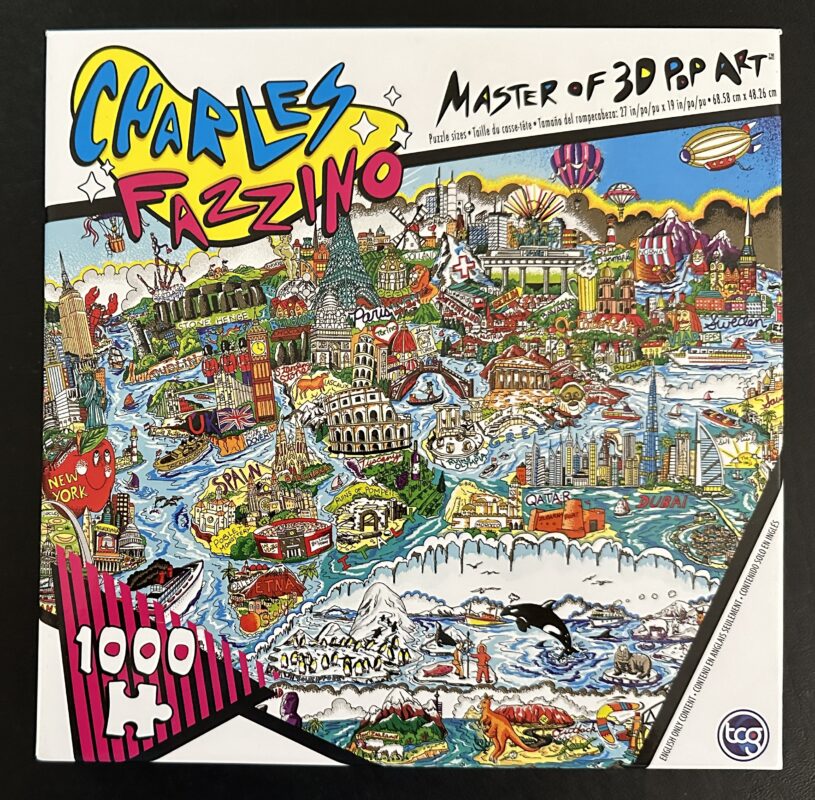 11134 - tcg - 27" x 19" - Charles Fazzino - What a Wonderful World ...