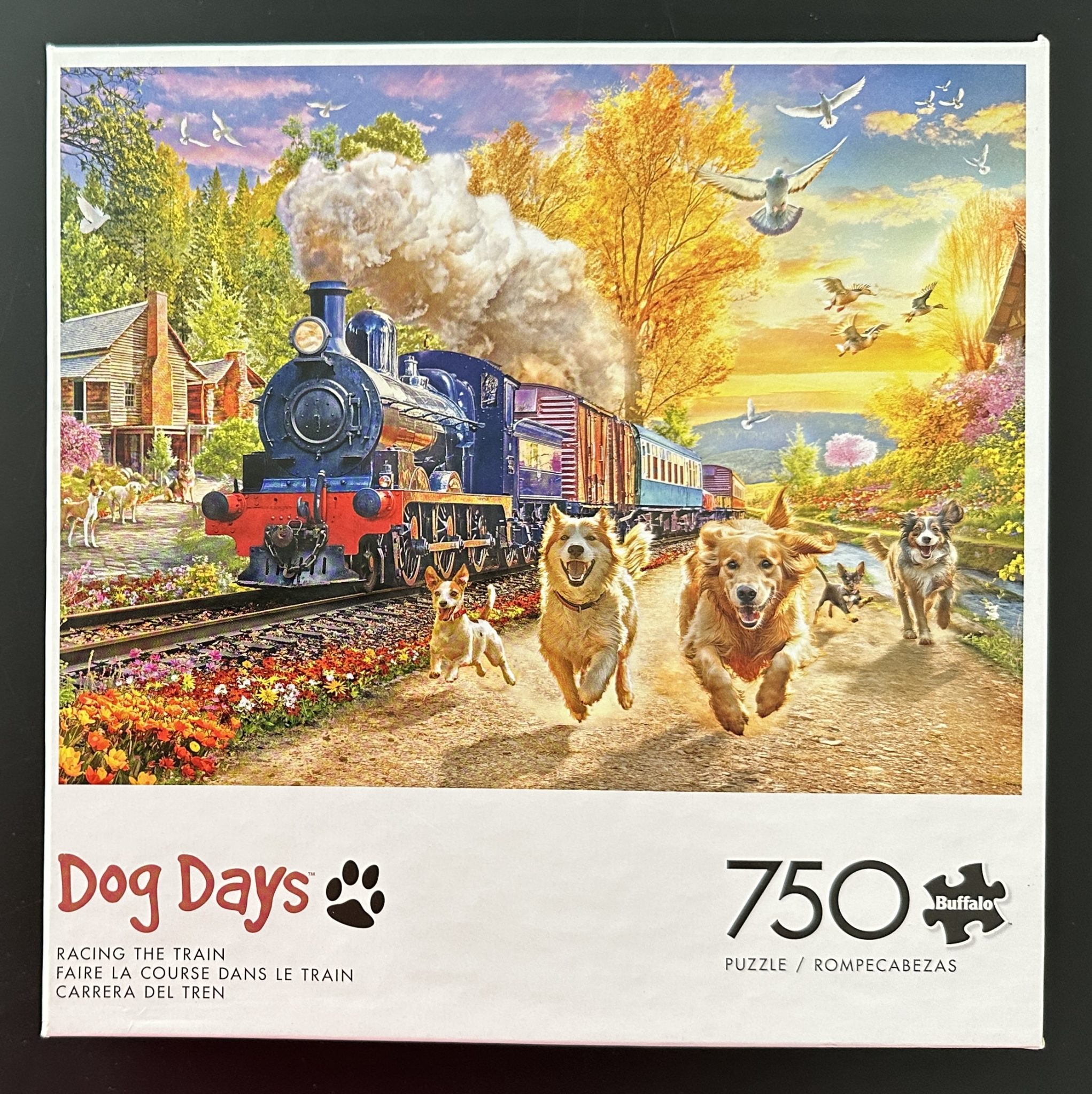 70188 - Buffalo - 24" x 18″ – Angelo Bonito - Racing the Train – 750 ...