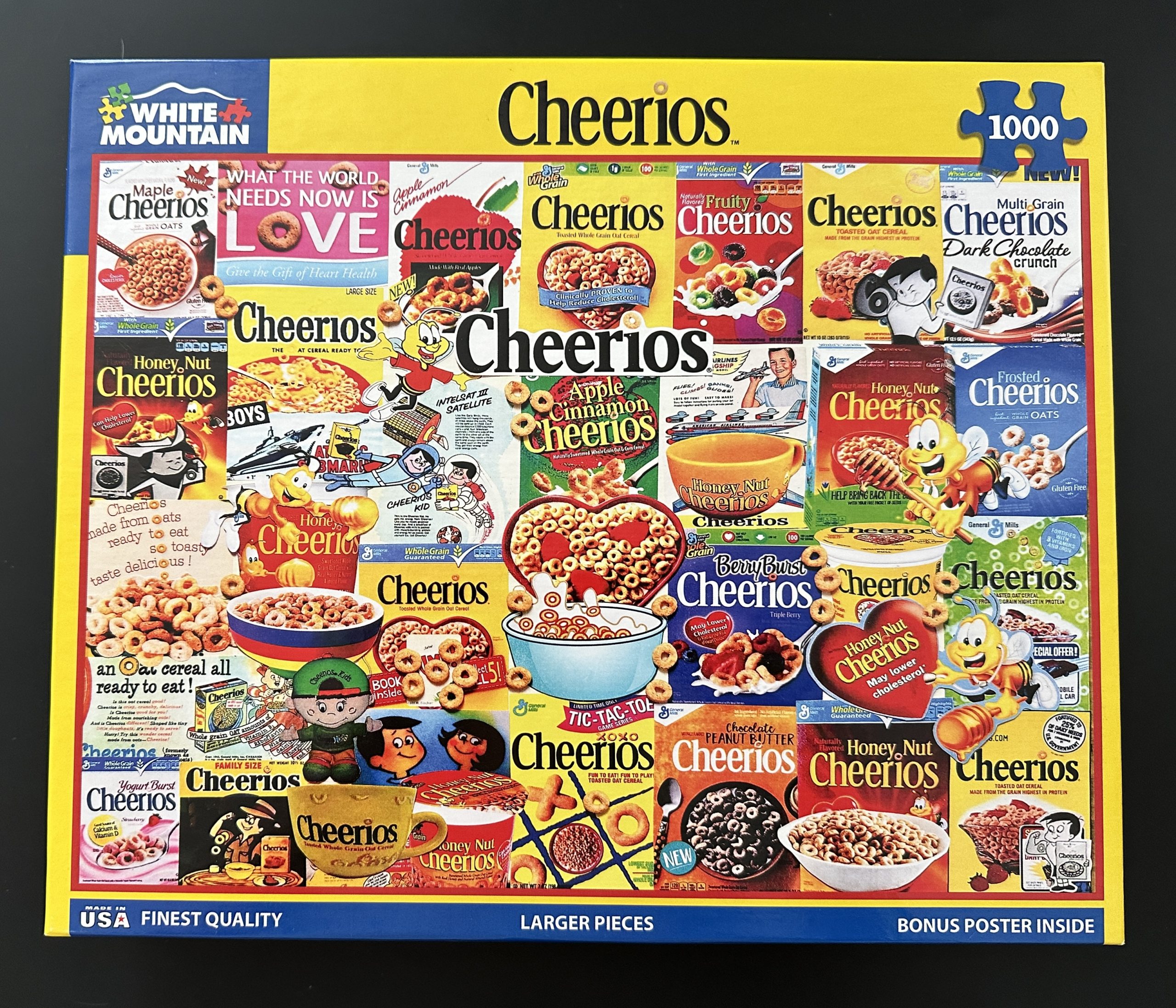 10109 - White Mountain - 24" x 30″ – Cheerios – 1000 Piece - Puzzles on ...