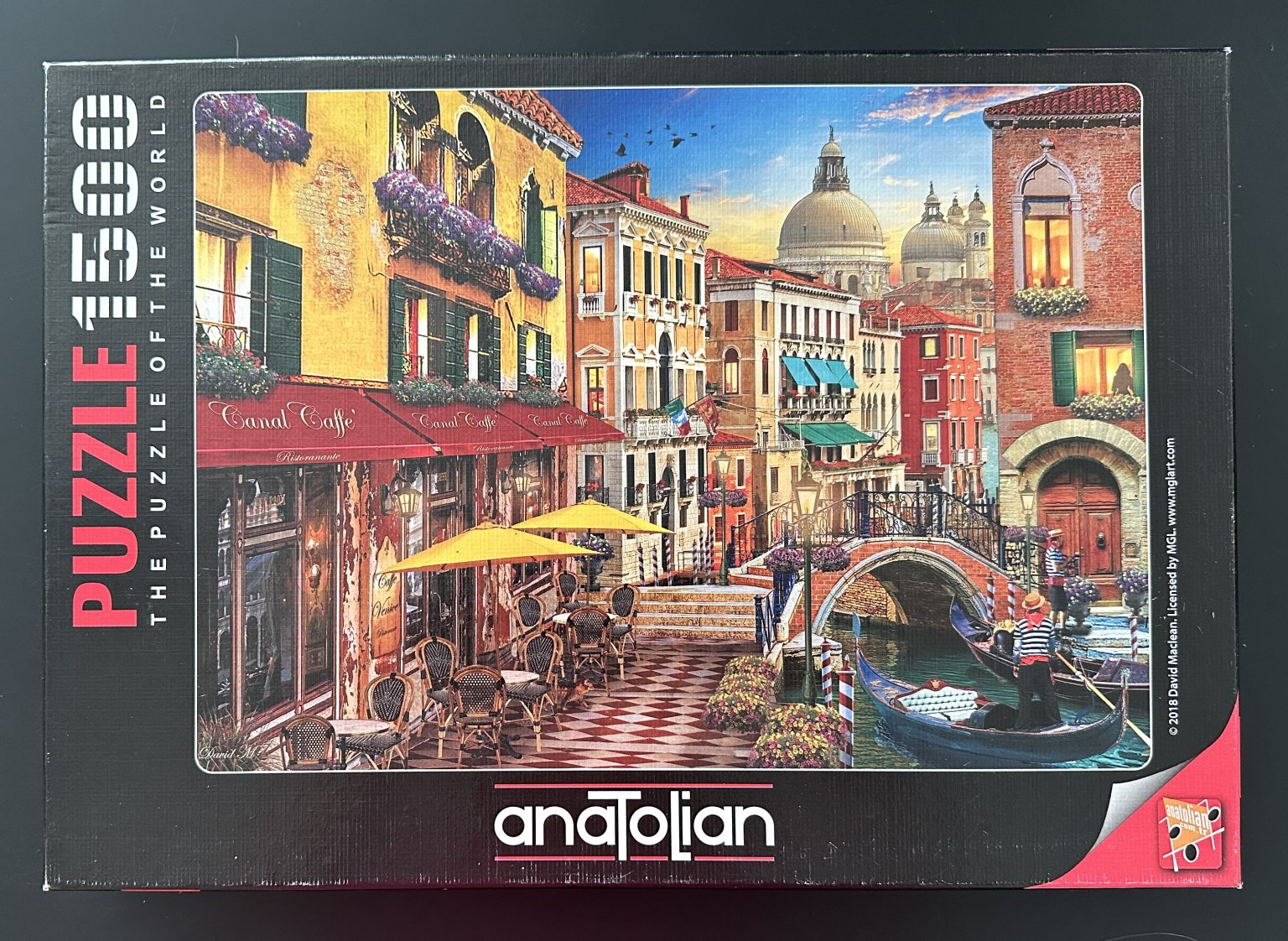 60053 - anaTolian – 24" x 33.5″ – David Maclean - Canal Cafe Venice ...