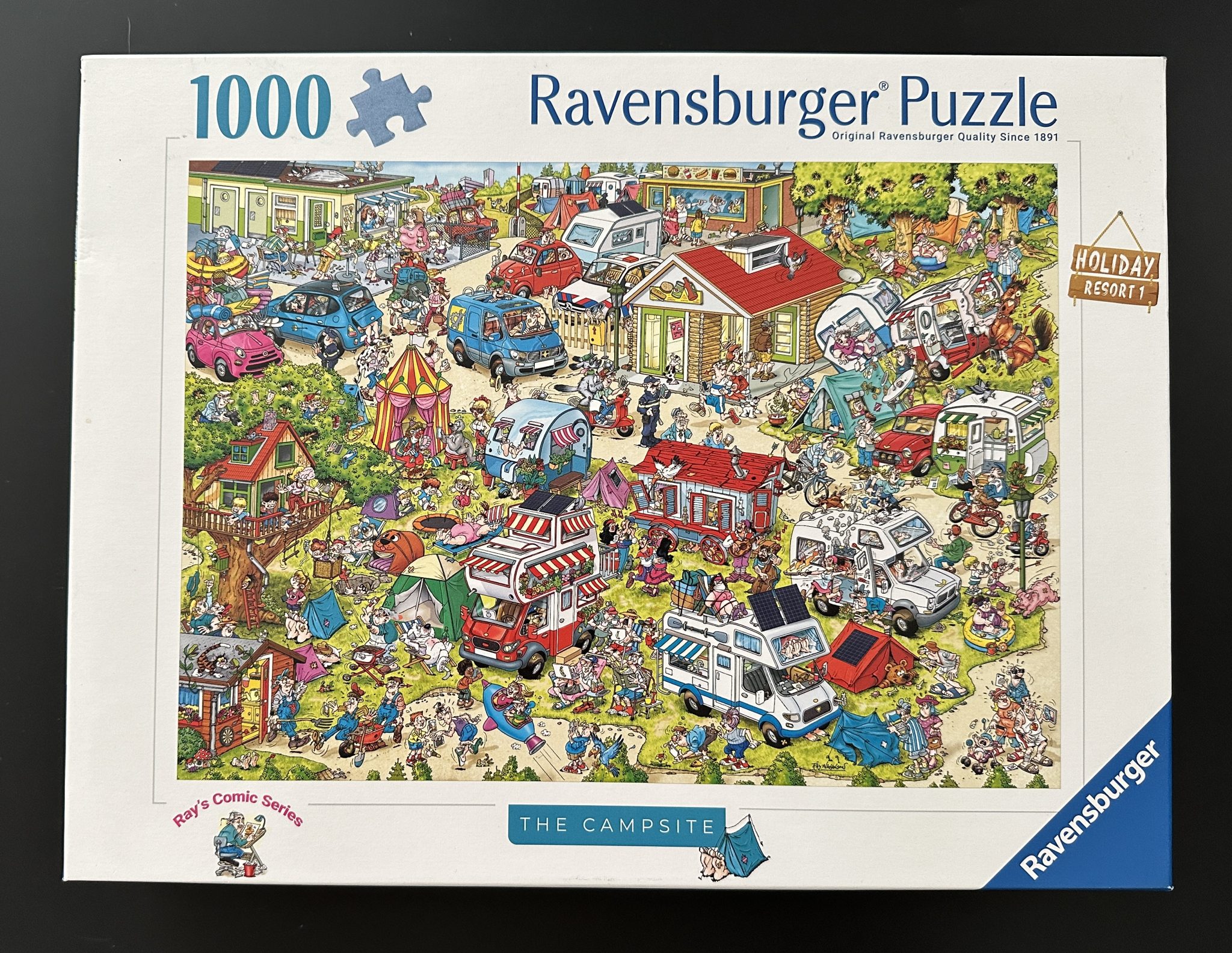 10494 - Ravensburger - 27.5" x 19.675" - Ray Nicholson - The Campsite ...